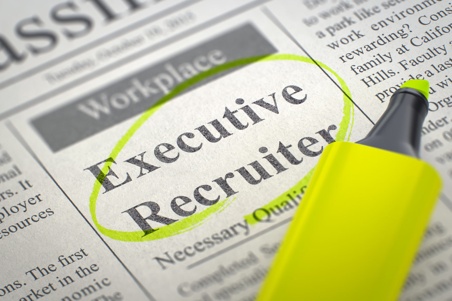 10 Reasons Why You Should Hire an Executive Recruiter