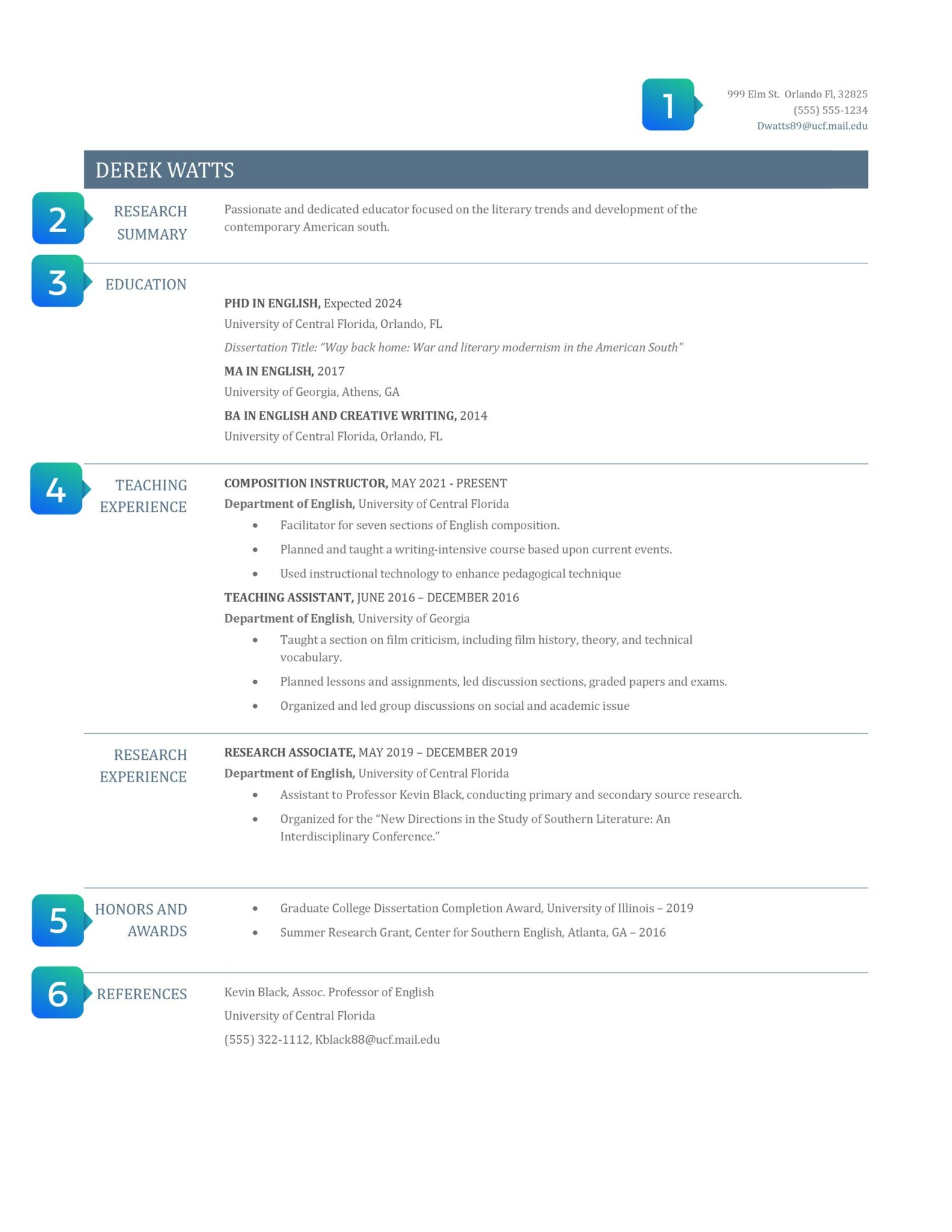 What to Include in a Grad School Resume